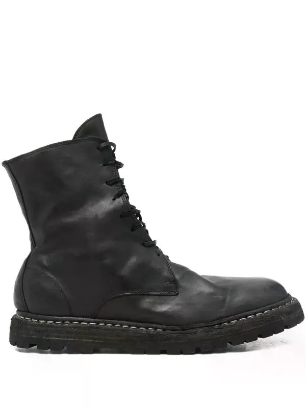 Guidi Leather Lace-up Boots