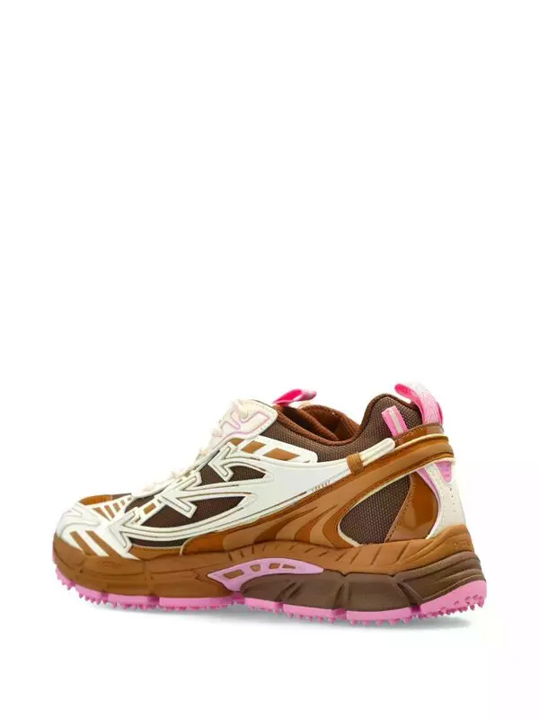 Off-White Cut-out Lace-up Sneakers