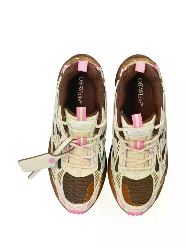 Off-White Cut-out Lace-up Sneakers