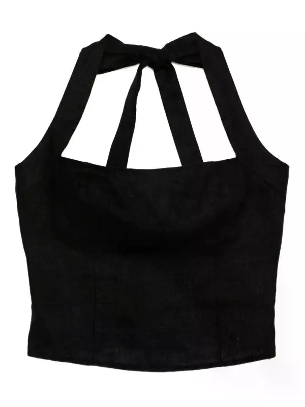 REFORMATION Malika Top - Black