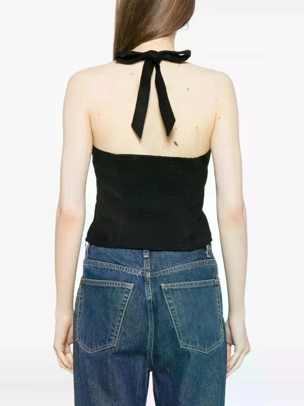 REFORMATION Malika Top - Black