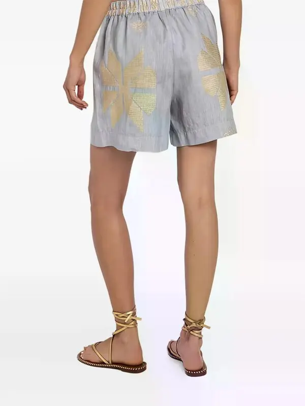 Greek Archaic Kori Elasticated-waistband Shorts