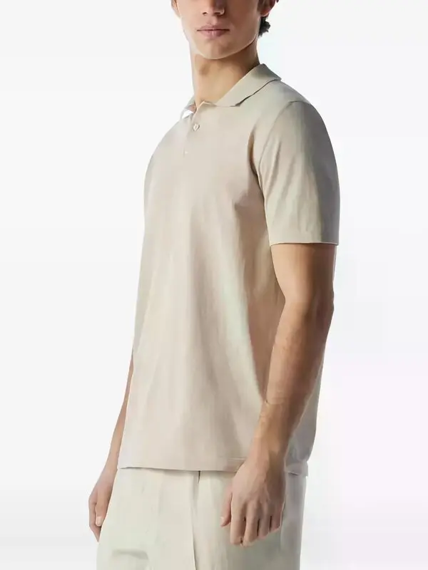 Corneliani Short-sleeve Polo Shirt - Neutrals