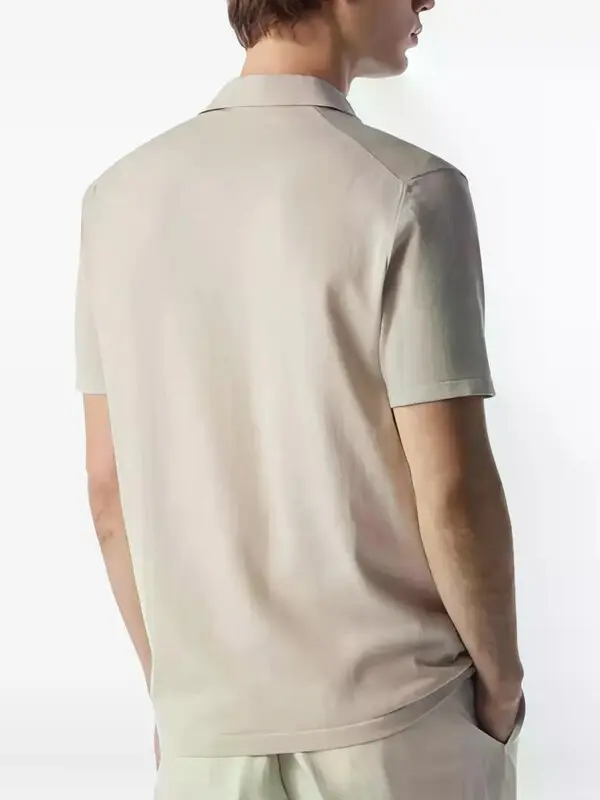 Corneliani Short-sleeve Polo Shirt - Neutrals