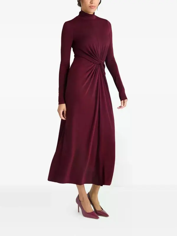 Cinq À Sept Tovianna Knotted Midi Dress
