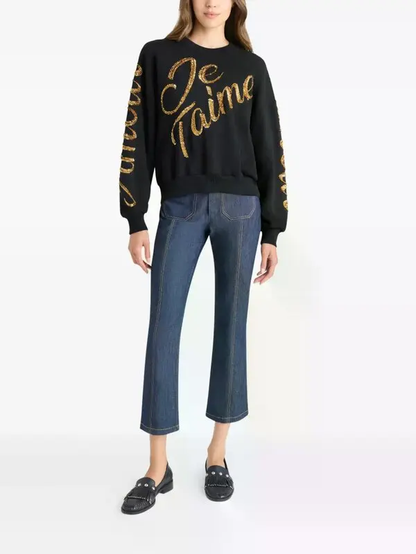 Cinq À Sept Loveletter Sequin Sweatshirt