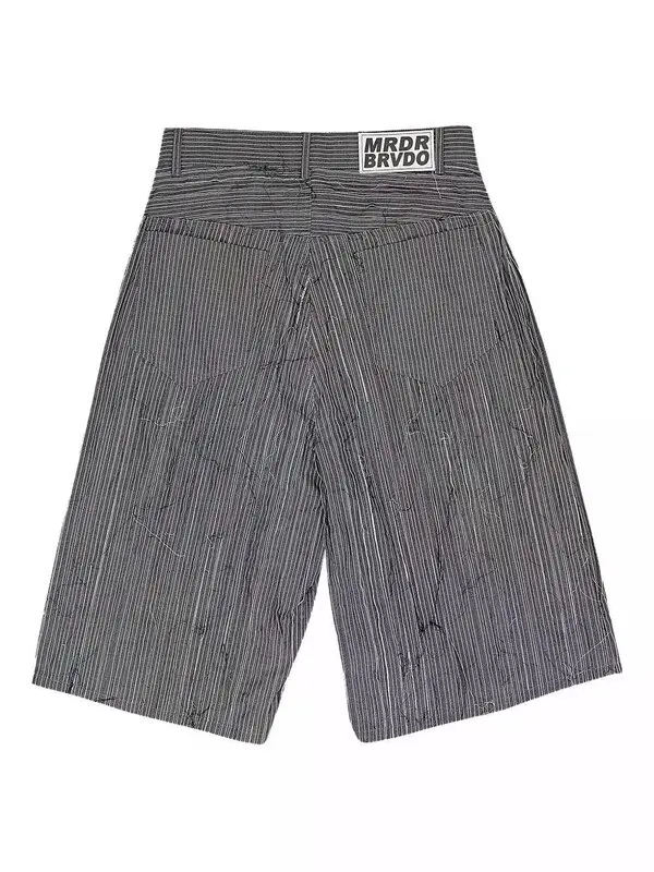 WHO DECIDES WAR Exposed-seam Shorts