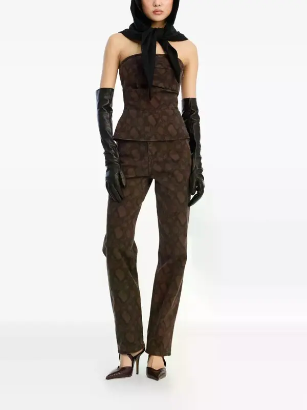 ROTATE BY BIRGER CHRISTENSEN Printed Jeans