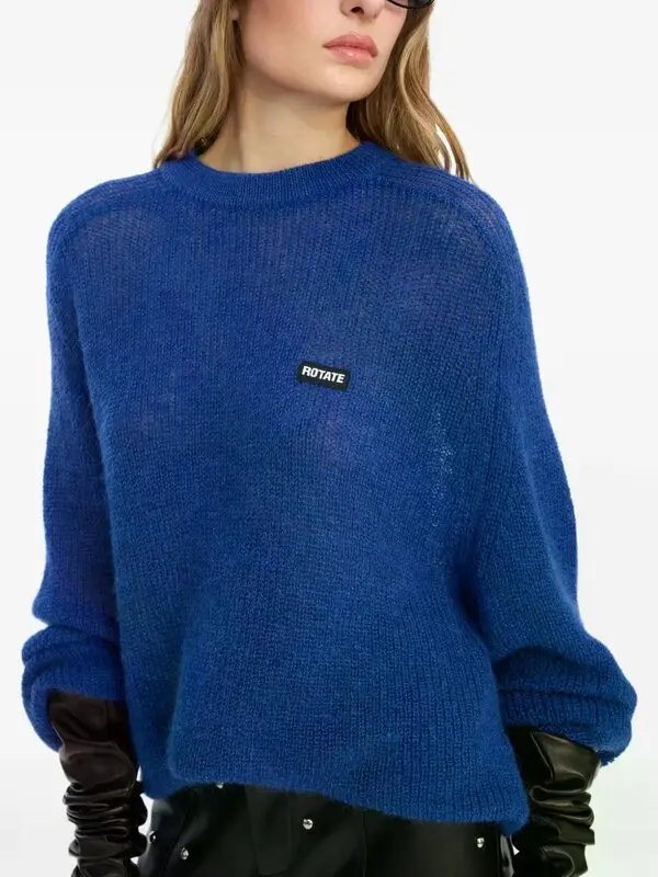 ROTATE BY BIRGER CHRISTENSEN Logo-patch Sweater