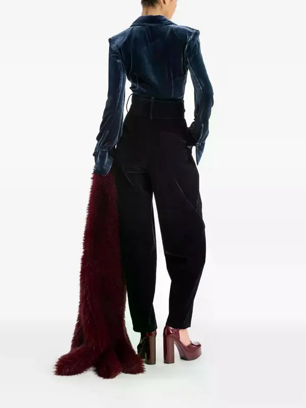 ROTATE BY BIRGER CHRISTENSEN Belted Tapered Trousers