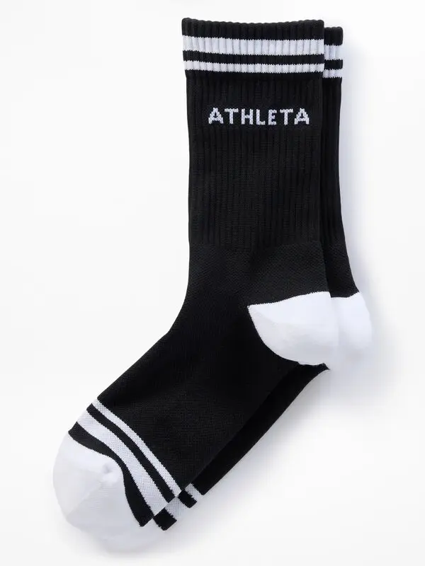 Athleta High-performance Crew Socks - Black