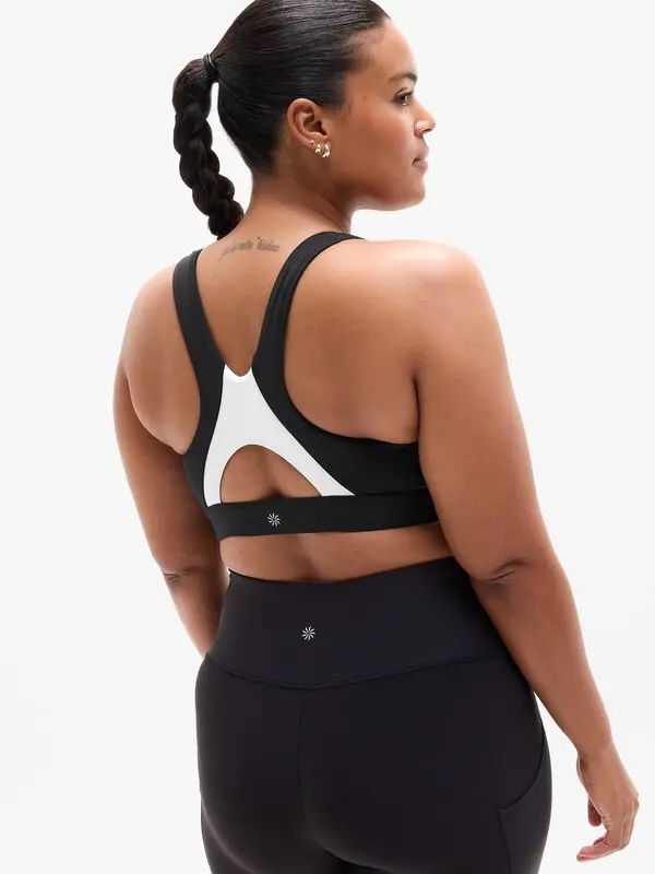 Athleta Interval Colorblock Bra D-dd