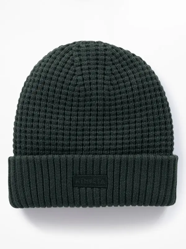 Athleta Upslope Waffle Beanie - Elm