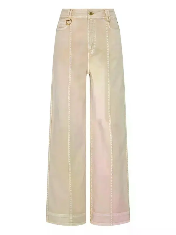 Aje Contrast Wide Leg Jeans