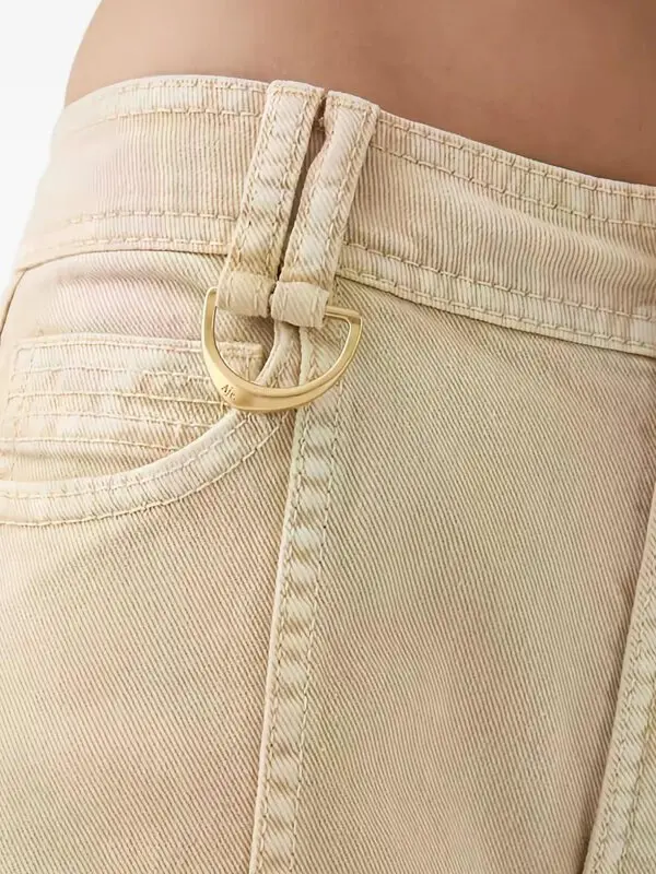 Aje Contrast Wide Leg Jeans