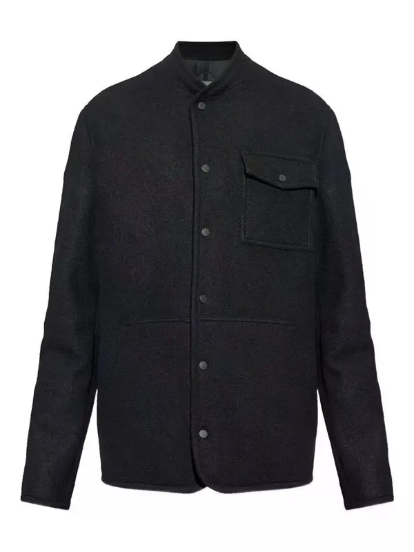 Moncler Buttoned Pocket Shirt Jacket - Black