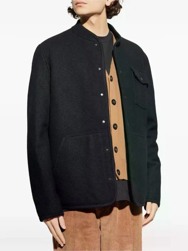 Moncler Buttoned Pocket Shirt Jacket - Black