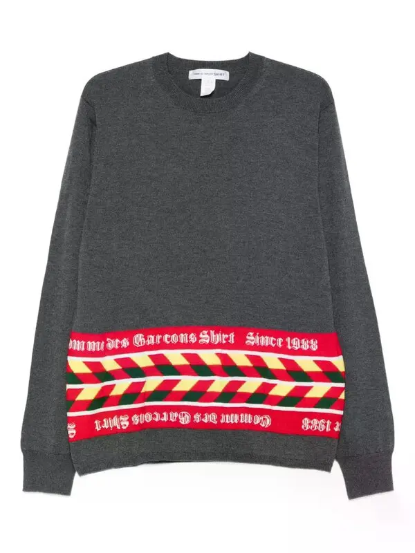 Comme Des Garçons Wool-blend Jumper