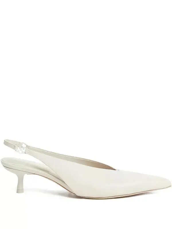 Simkhai 45mm Slingback Kitten Heel Pumps