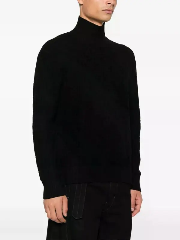PAOLO PECORA Merino Wool High Neck Jumper