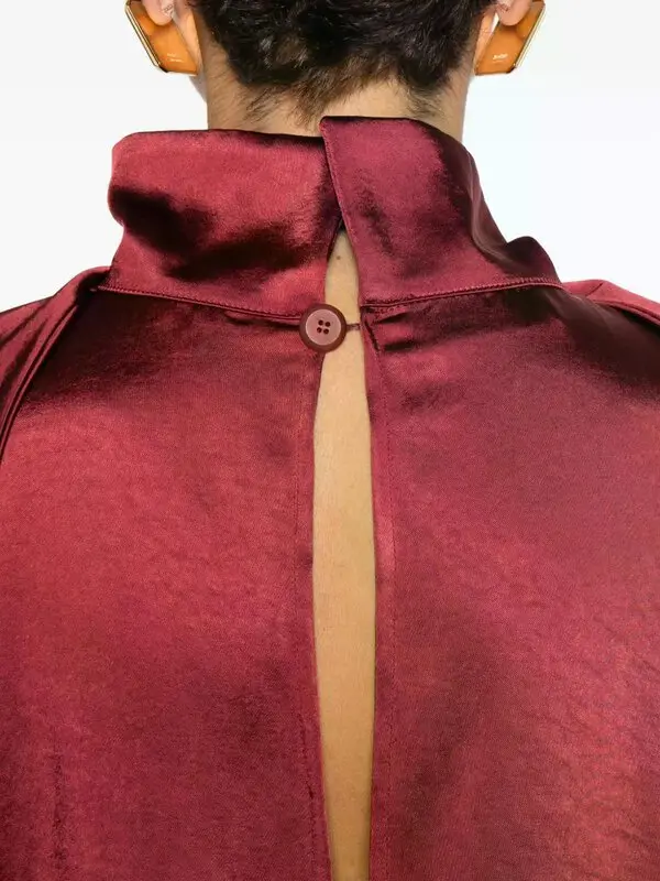THE NINA STUDIO Cowl-neck Blouse