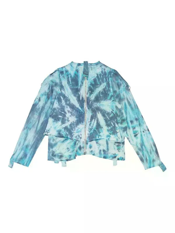 WHO DECIDES WAR Layered Sweatshirt With Zip Detail