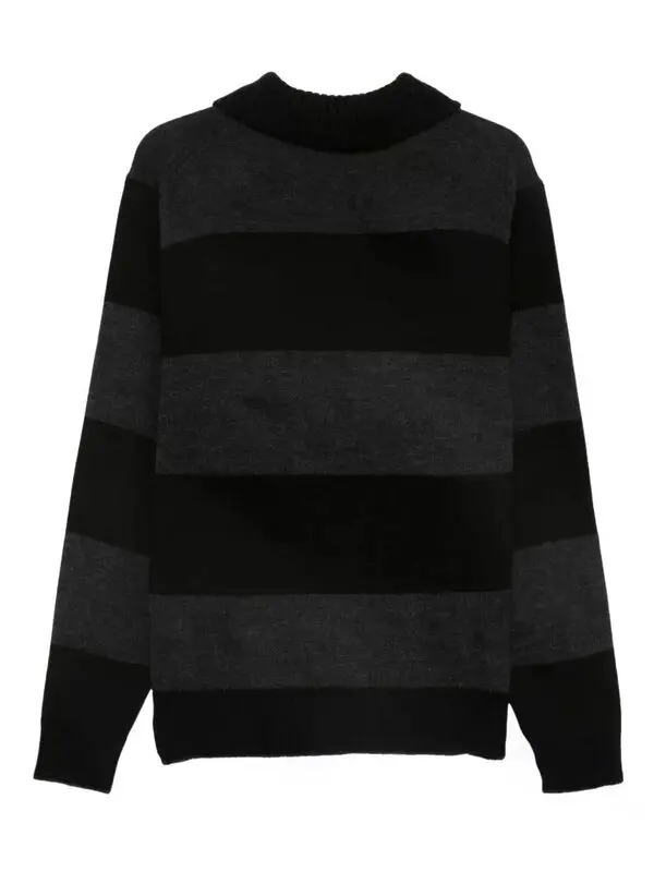 Simone Rocha Striped Polo Sweater
