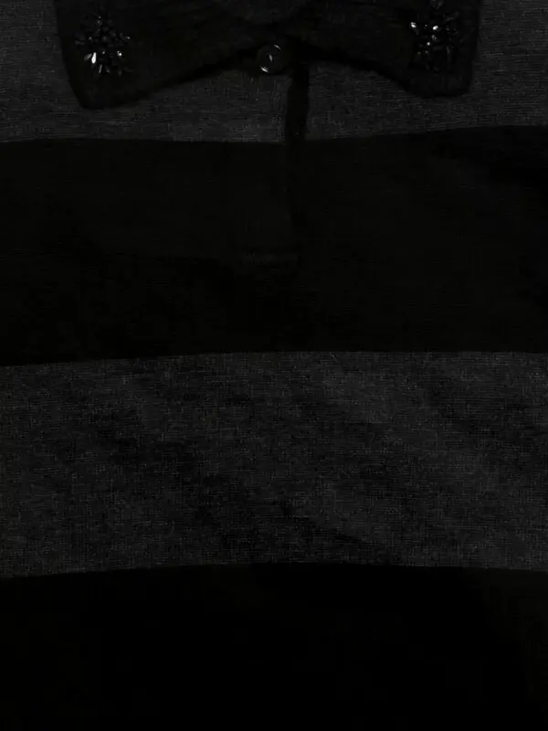 Simone Rocha Striped Polo Sweater