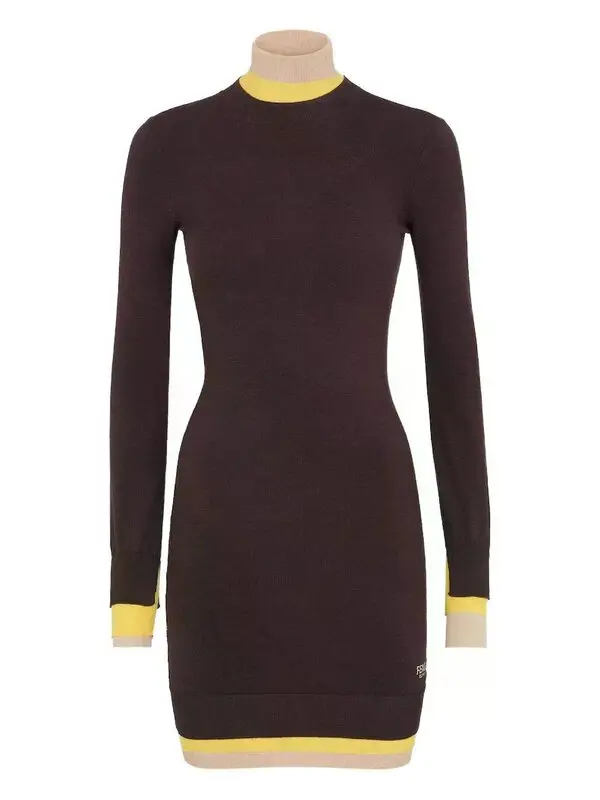 Fendi Contrasting-trim Dress