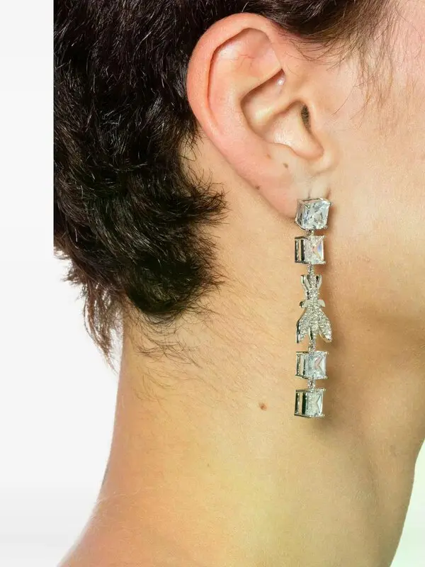 Patrizia Pepe Asymmetrical Pendant Earrings