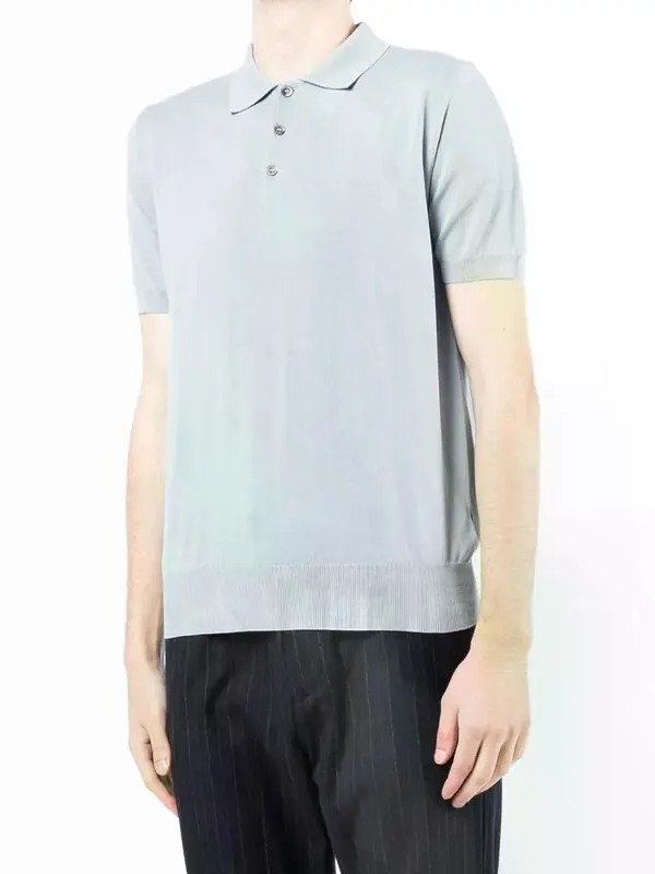 Canali Short-sleeved Polo Shirt