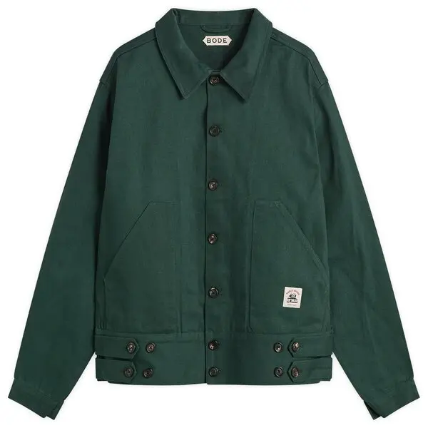 BODE Knolly Brook Side Tab Jacket - Green