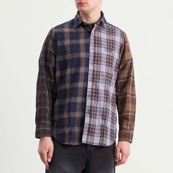 Aries Overdyed Patchwork Shirt