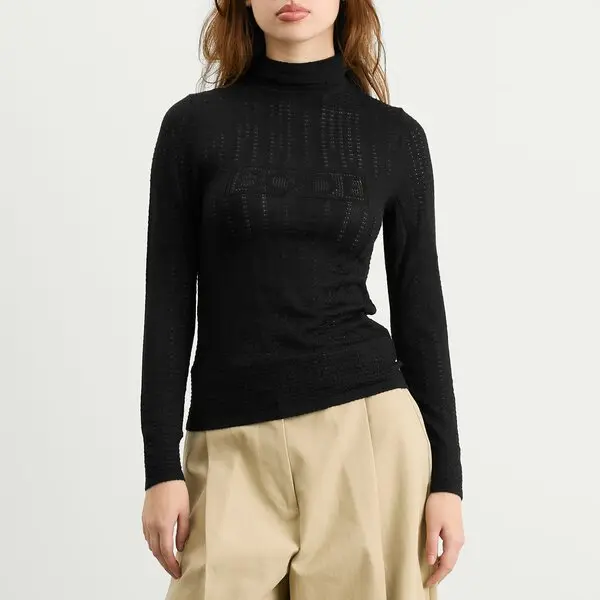 BODE Louise Long Sleeve Knitted Top