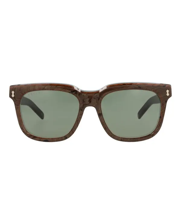 Gucci Square-frame Recycled Acetate Sunglasses - Blue Blue Green (gg1523s/30014802/003)