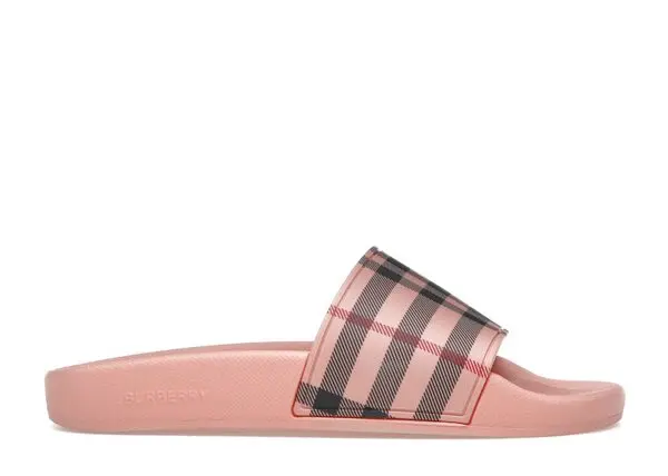 Burberry Furley Vintage Check Slides - Pink