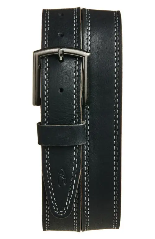 Robert Barakett Halifax Leather Belt - Black