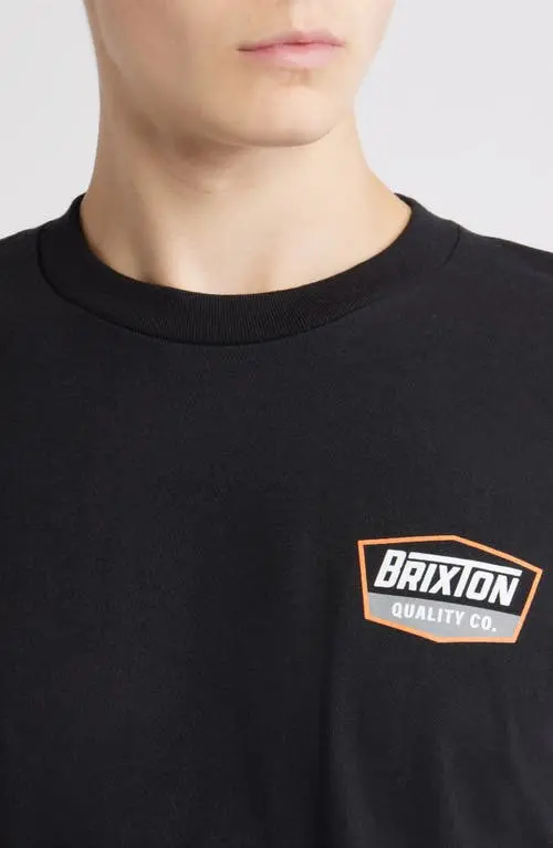 Brixton Regal Graphic T-shirt - Black/white