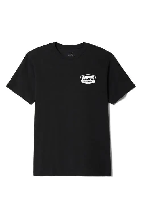 Brixton Regal Graphic T-shirt - Black/white