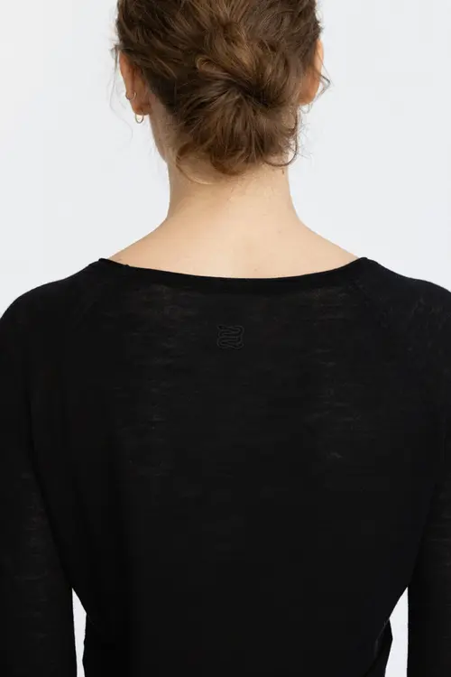 ALAS Merino Wool Sheer Top