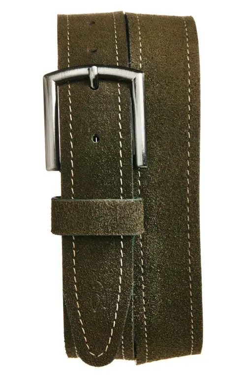 Robert Barakett Avalanche Suede Belt - Beluga