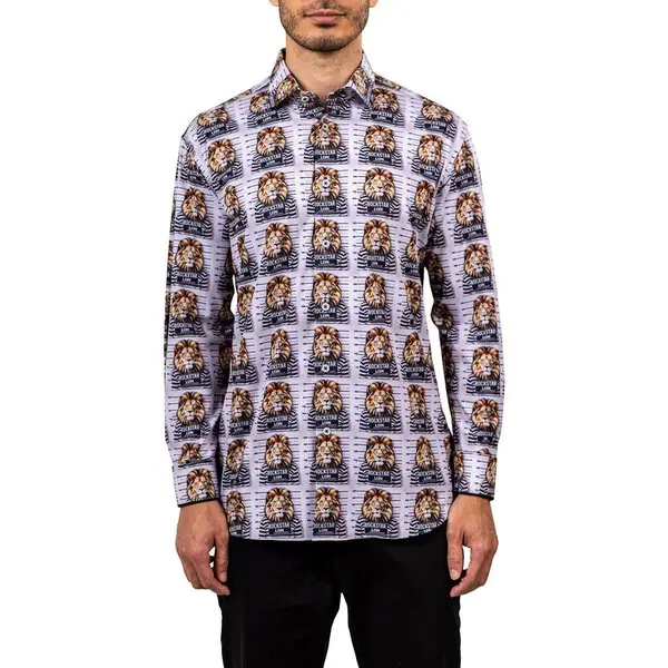MACEOO Fibonacci Stretch Ascension 3319 Contemporary Fit Button-up Shirt