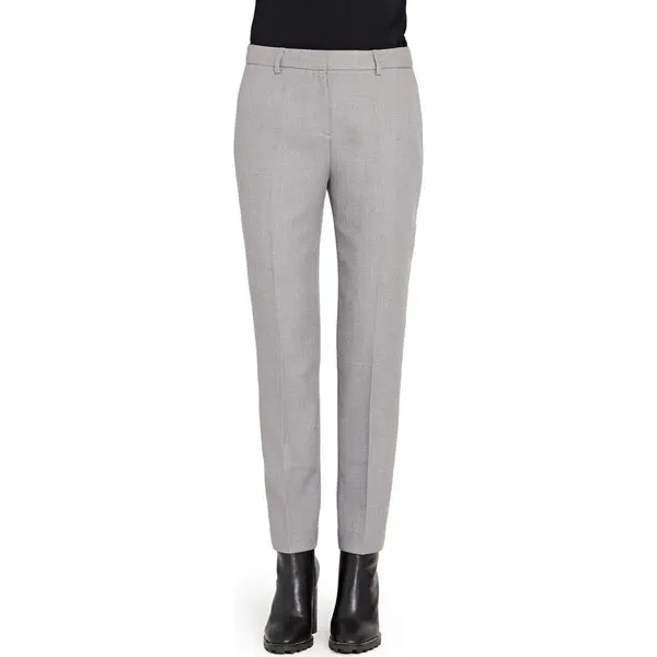 TAHARI ASL Herringbone Cigarette Trousers