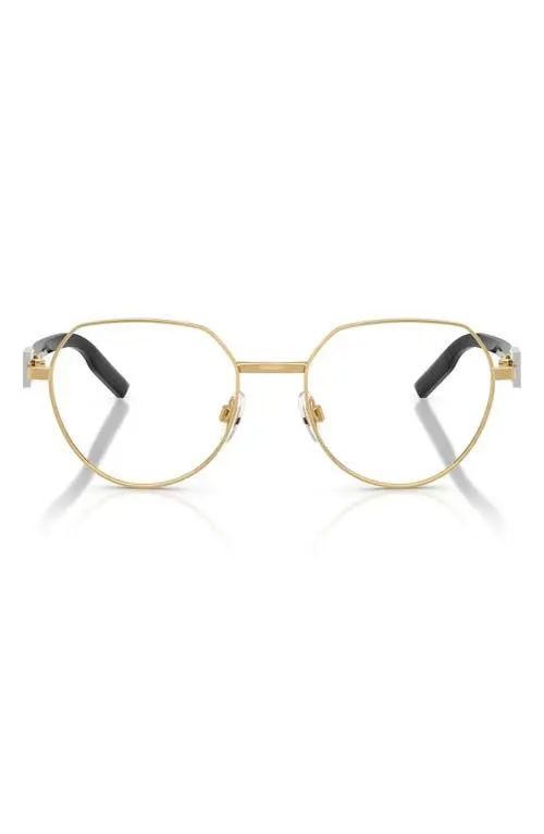 Dolce & Gabbana 51mm Phantos Optical Glasses - Gold/demo Lens