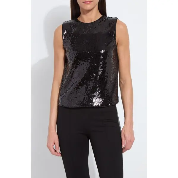 Lyssé Adaline Sequin Shell Top