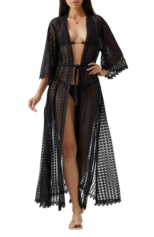 Melissa Odabash Tali Knit Cover-up - Black