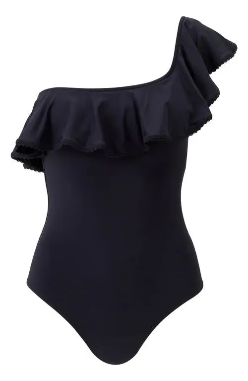 Melissa Odabash Tennessee One-shoulder One-piece Swimsuit - Black