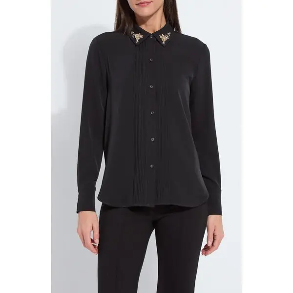 Lyssé Embellished Button-up Shirt