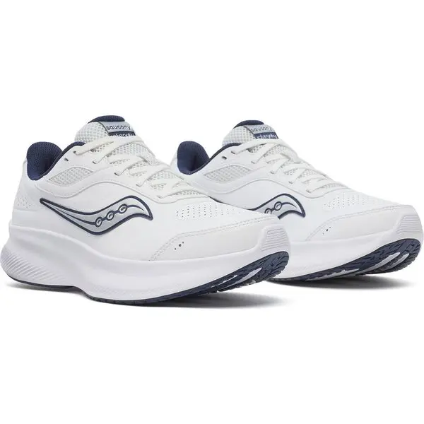 Saucony Integrity Metro Walking Sneaker - White/navy