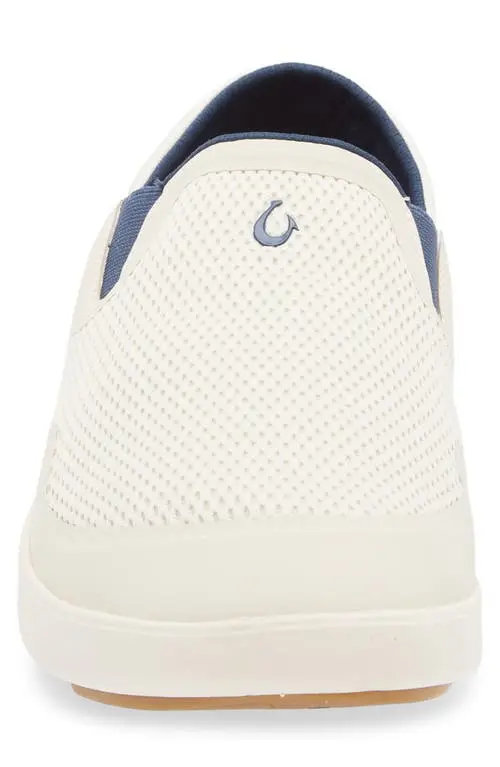 Olukai Moku Slip-on Sneakers - White Sand/trench Blue